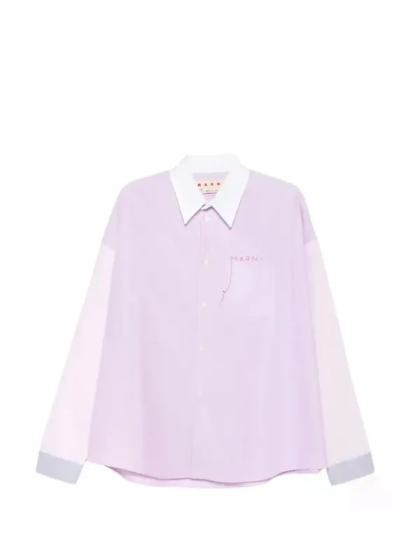 Marni Colour-block Pocket Shirt