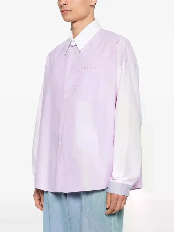 Marni Colour-block Pocket Shirt