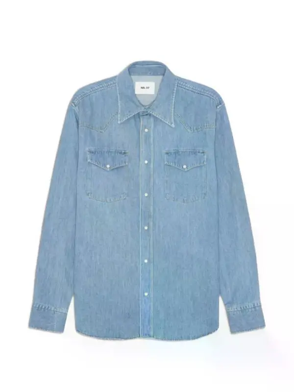 Nn07 Ricky Pocket Denim Shirt