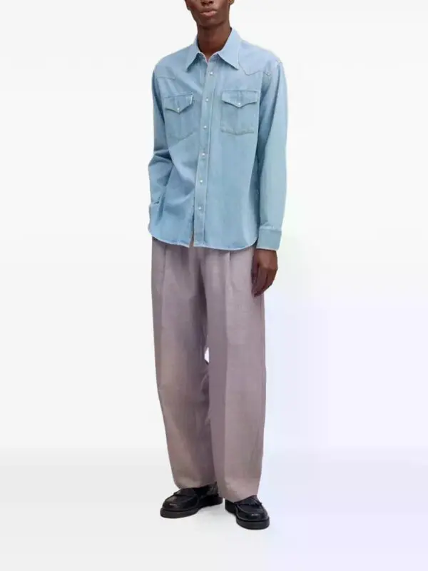 Nn07 Ricky Pocket Denim Shirt