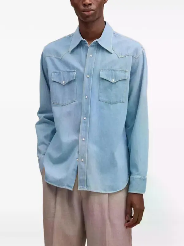 Nn07 Ricky Pocket Denim Shirt