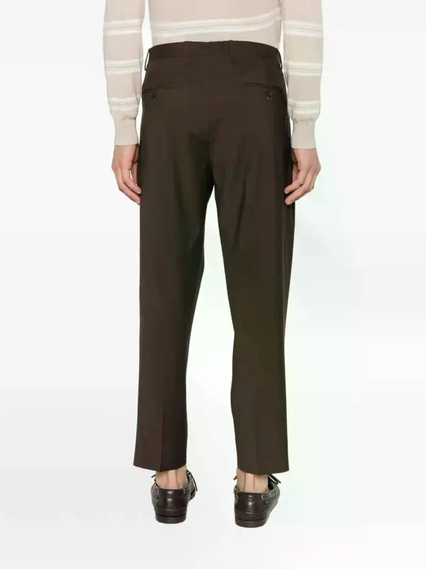 BRIGLIA 1949 Arnos Pleated Trousers - Brown