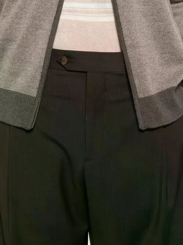 BRIGLIA 1949 Arnos Pleated Trousers - Brown
