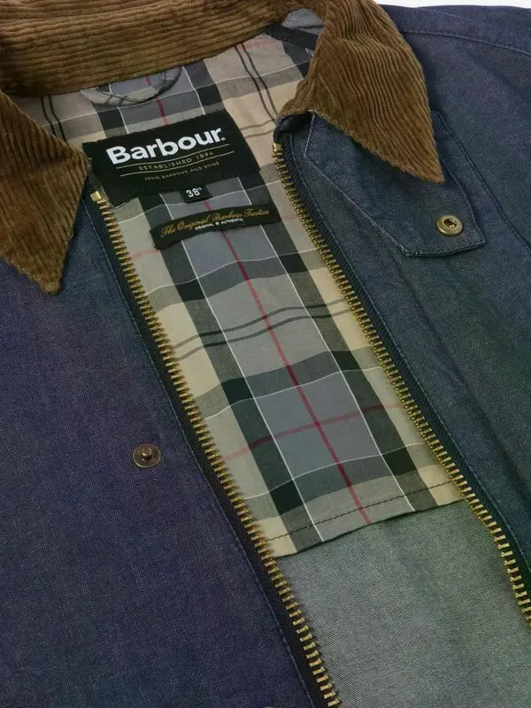 Barbour Denim Jacket With Corduroy Collar