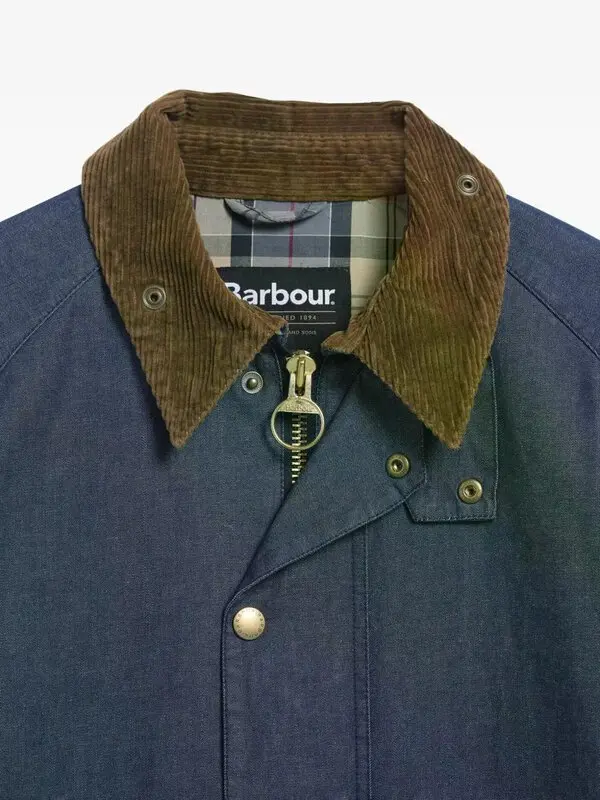 Barbour Denim Jacket With Corduroy Collar
