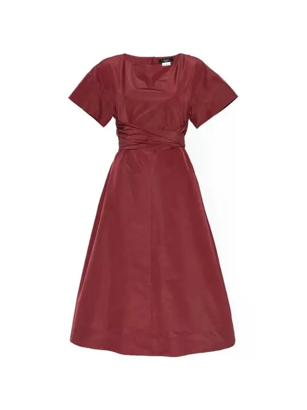 Max Mara Draped Short Sleeve Dress