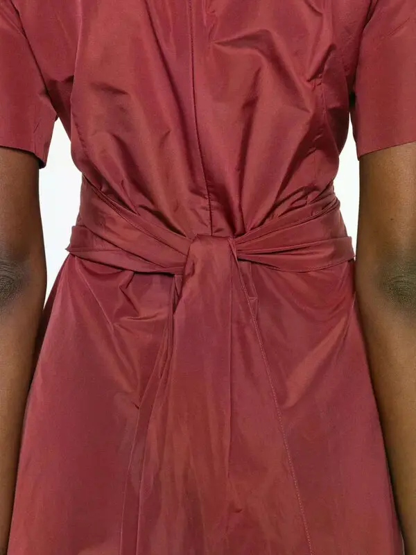 Max Mara Draped Short Sleeve Dress