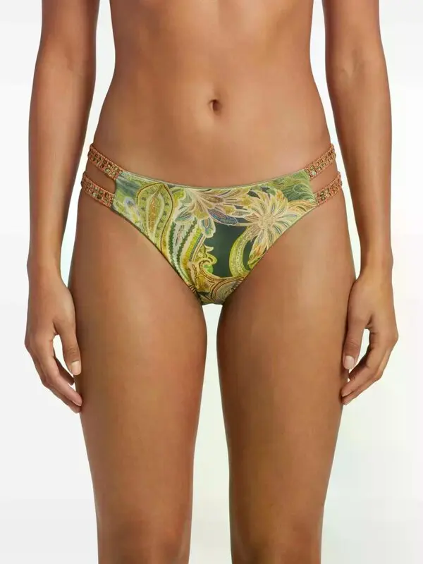 DEL MAAR Reversible Bikini Bottom - Green