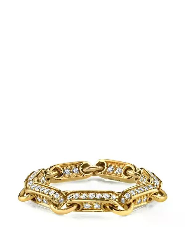 SYDNEY EVAN 14kt Yellow Link Ring - Gold