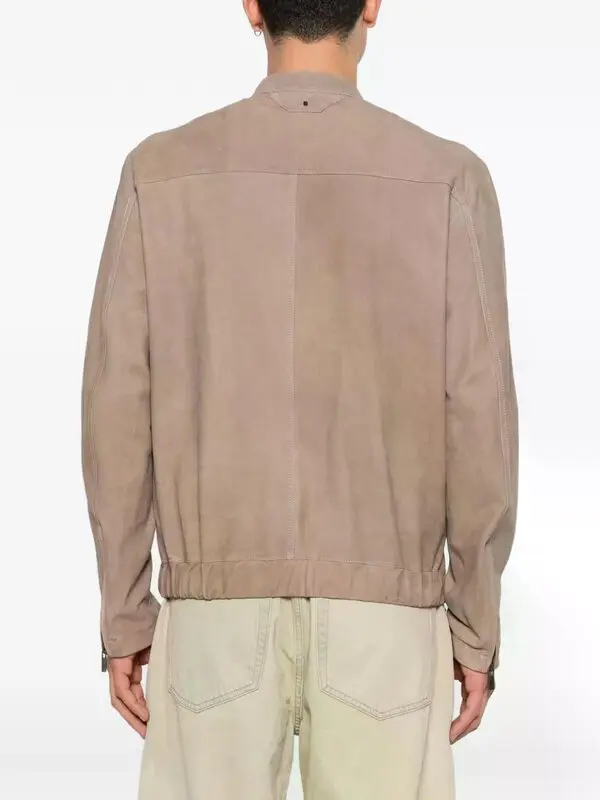 SALVATORE SANTORO Zip Collarless Jacket