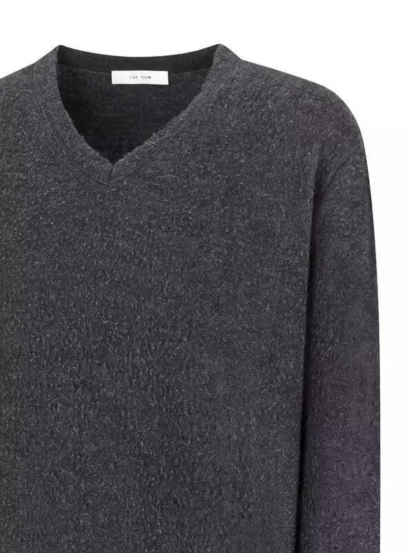 THE ROW V-neck Long Sleeve Sweater