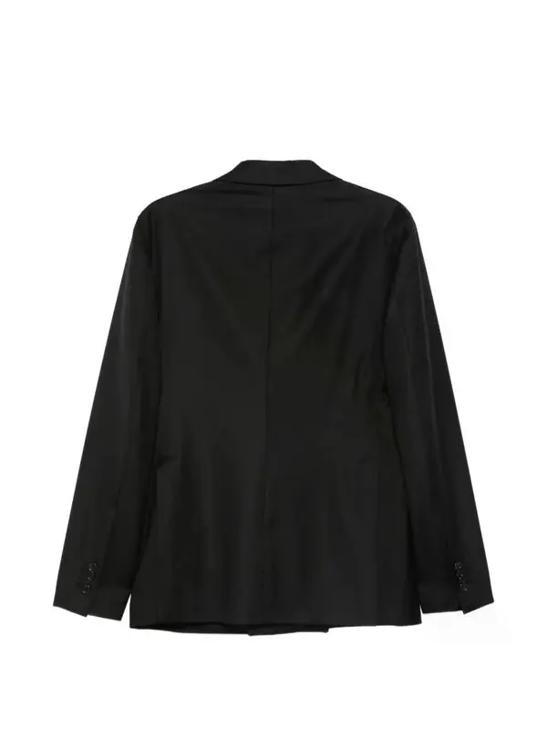 Tagliatore Cotton Double-breasted Suit - Black
