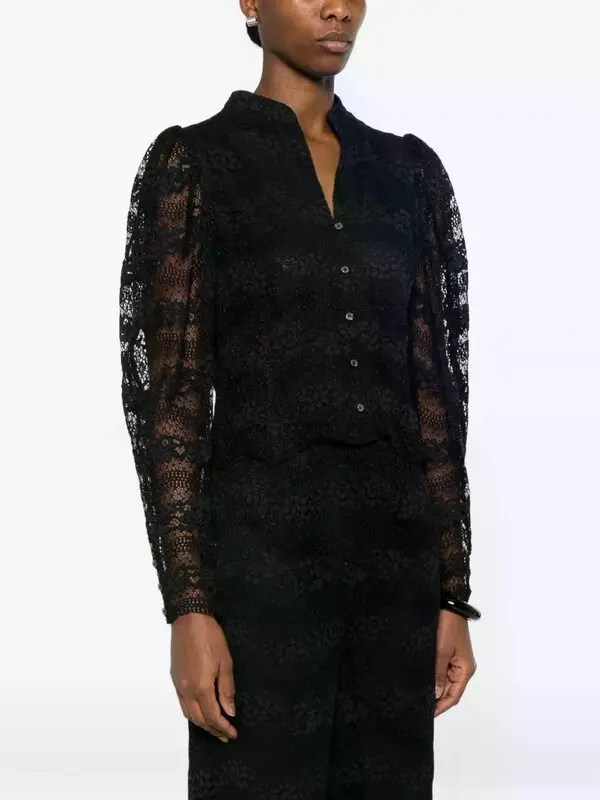TWINSET Lace Scalloped Blouse
