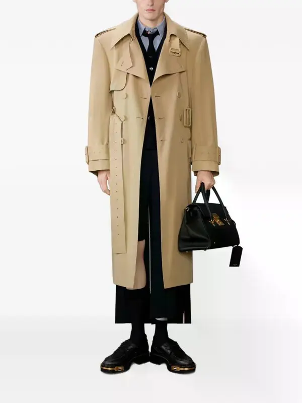 Thom Browne Wool Seersucker Sportcoat With Armbands