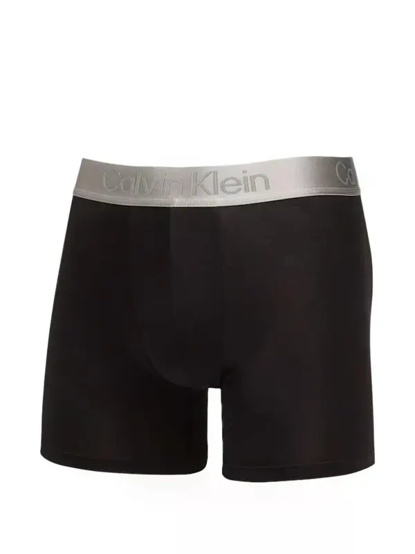 Calvin Klein Logo-waistband Boxers - Brown