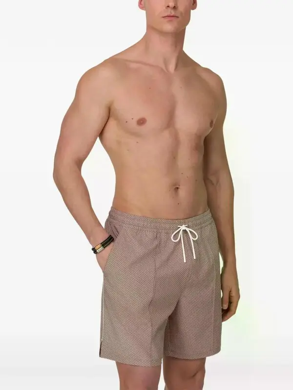 Boggi Milano Printed Swim Shorts