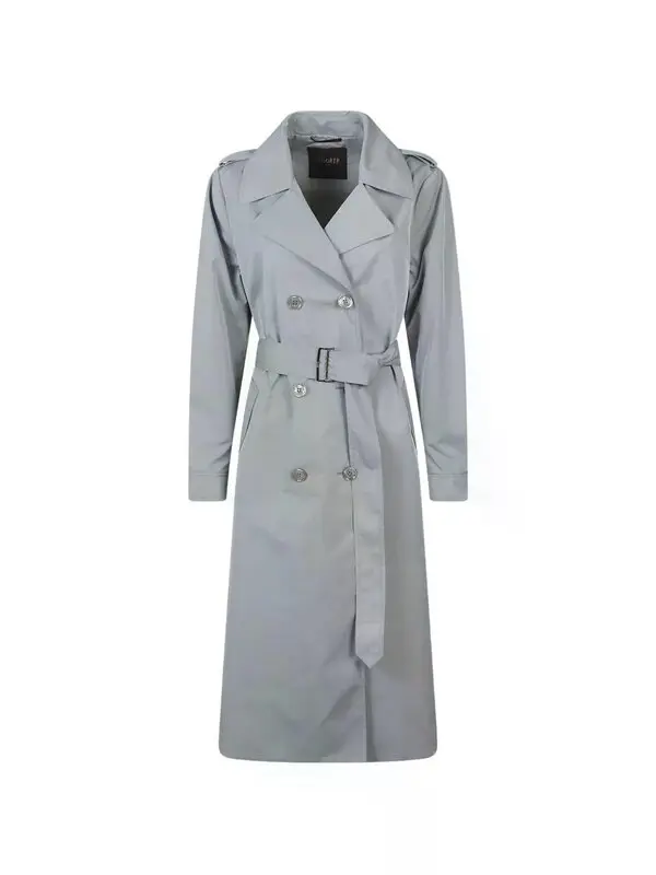 MOORER Double-breasted Belted Coat