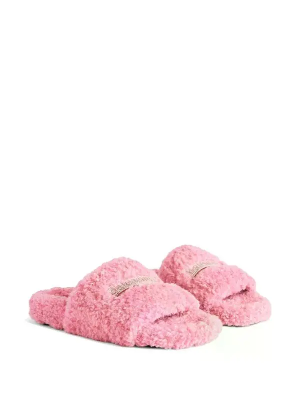 Balenciaga Logo Slippers