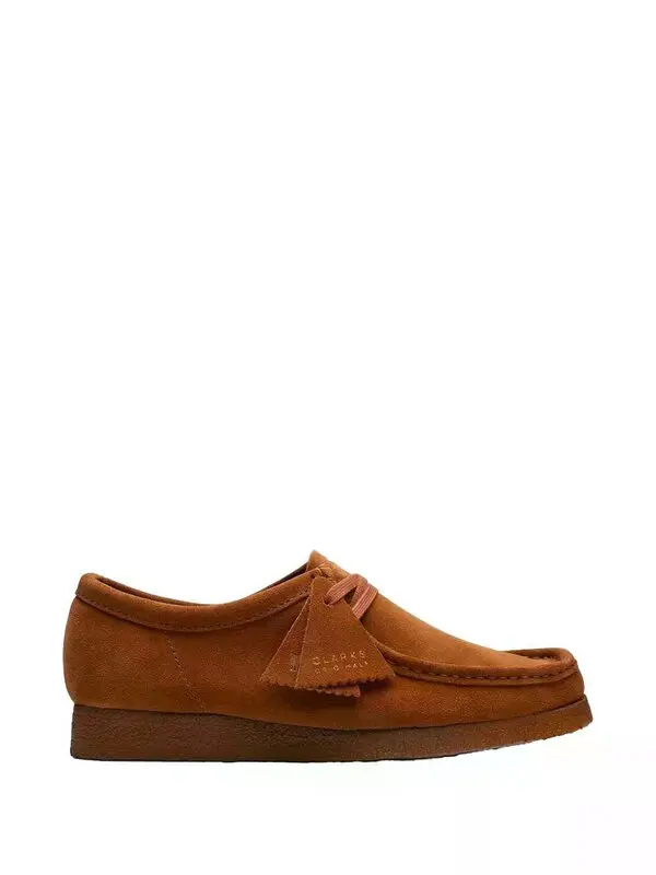 Clarks Wallabee Suede Boat Shoes - Brown