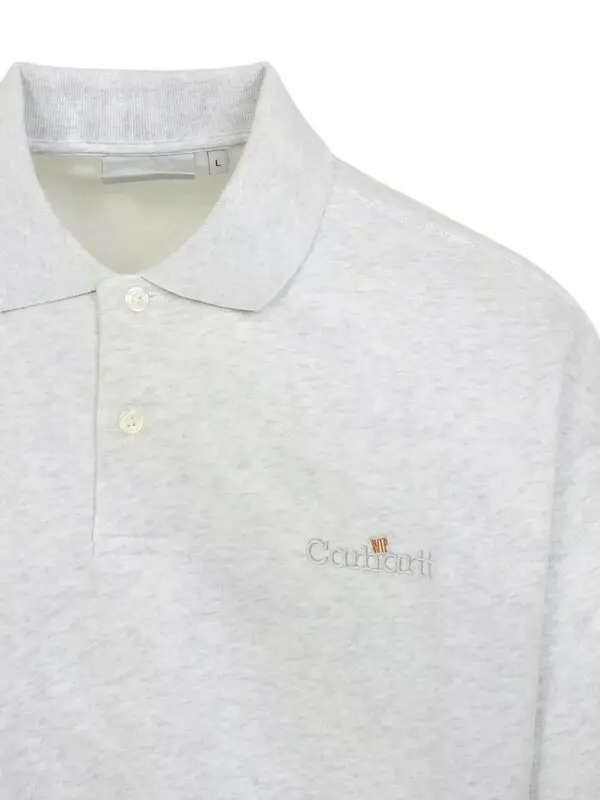 Carhartt Work In Progress Label Polo Shirt - Grey
