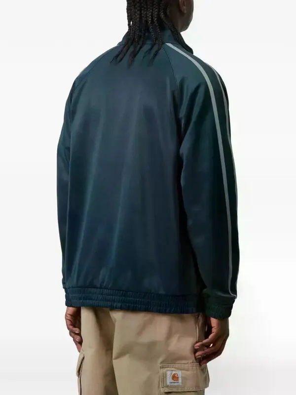 Carhartt Work In Progress Bolar Zip Stripe-detail Jacket - Blue