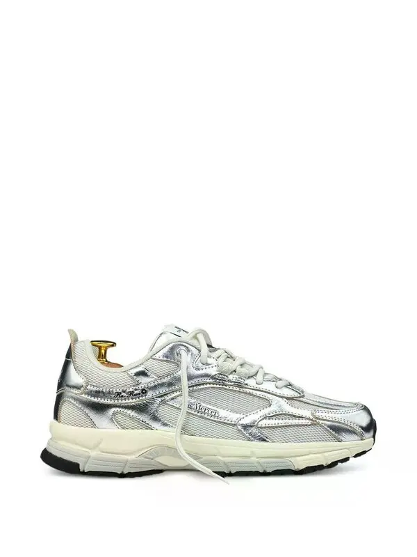 THEMERCER. Re-run Panelled Metallic Sneakers