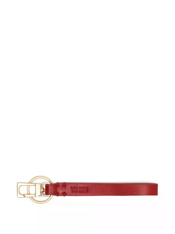 YU MEI Lambskin Key Fob - Red