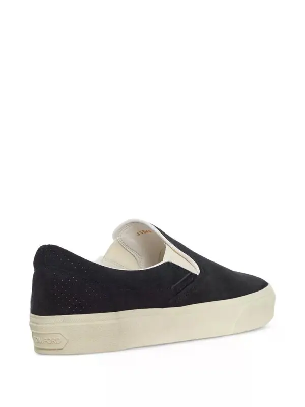 TOM FORD Jude Perforated Slip-on Sneakers