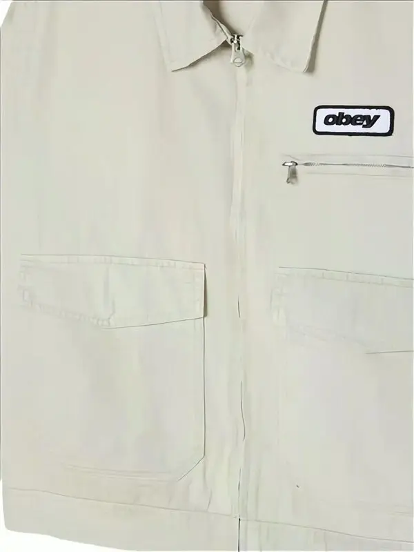 Obey Work Jacket With Logo Patch
