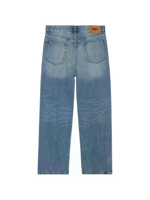 Obey Boxcar Straight-leg Jeans