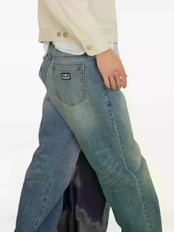 Obey Boxcar Straight-leg Jeans