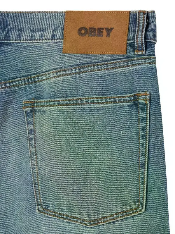 Obey Boxcar Straight-leg Jeans