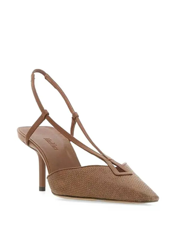 Max Mara Sling-back Pumps - Brown