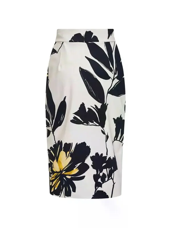 Chiara Boni La Petite Robe Floral-print Skirt - White