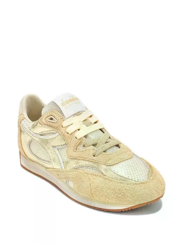 DIADORA Heritage Equipe Revenge Iride Panelled Sneakers - Gold