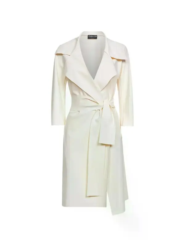 Chiara Boni La Petite Robe Belted Trench Coat - Neutrals