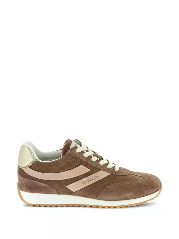 NEROGIARDINI Suede Lace-up Sneakers - Brown