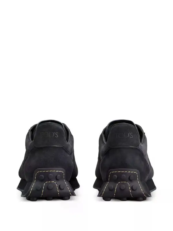 TOD'S Vintage Suede Sneakers - Black