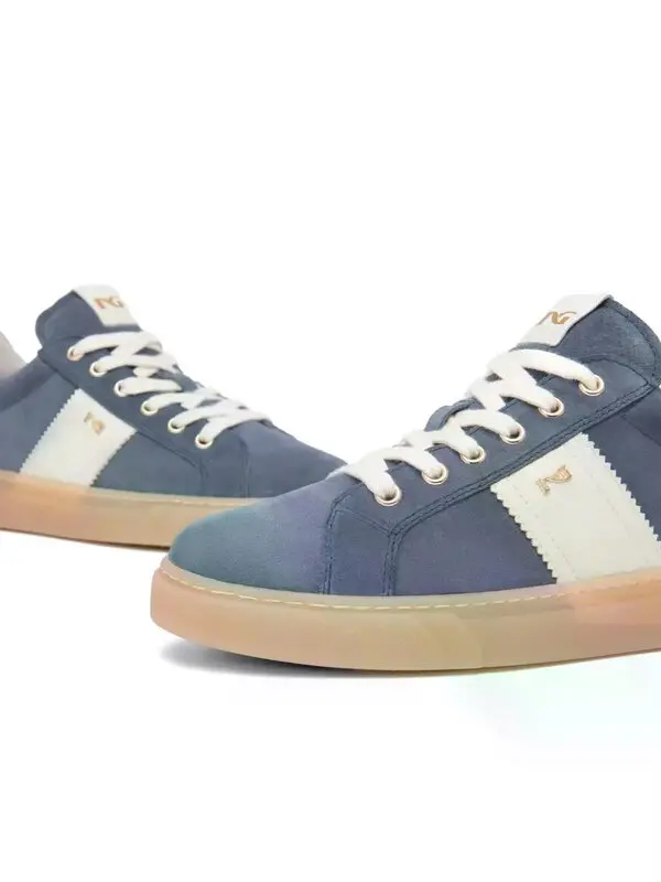 NEROGIARDINI Suede Lace-up Sneakers - Blue