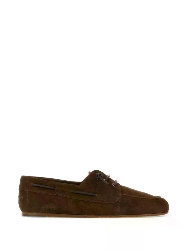 Dsquared2 College Suede Boat Shoes - Brown