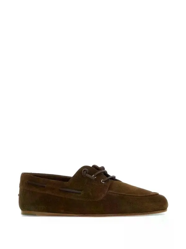 Dsquared2 College Suede Boat Shoes - Brown
