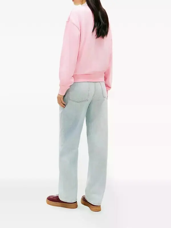 Tommy Hilfiger Embroidered-logo Sweatshirt - Pink