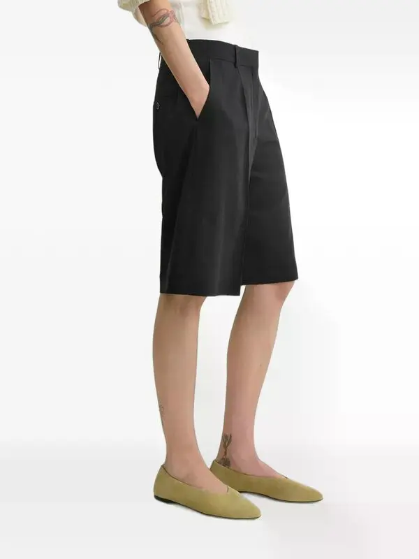 TOTEME Pressed-crease Tailored Shorts - Black