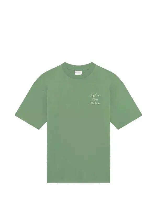 Drole De Monsieur Logo-print T-shirt - Green