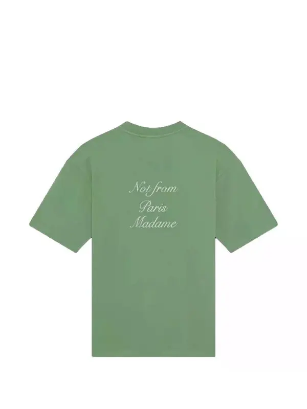 Drole De Monsieur Logo-print T-shirt - Green