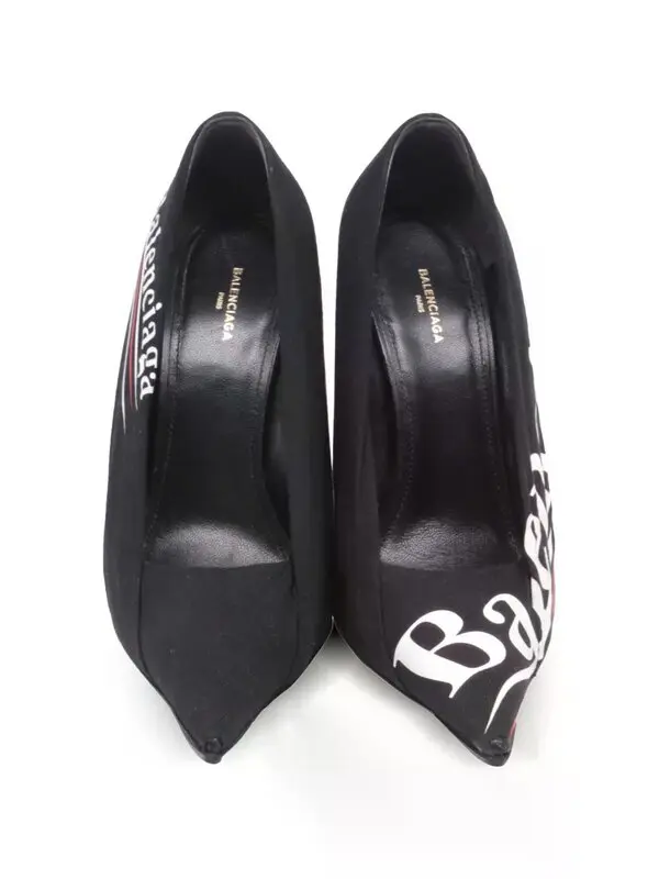 Balenciaga Logo-print Pointed Pumps