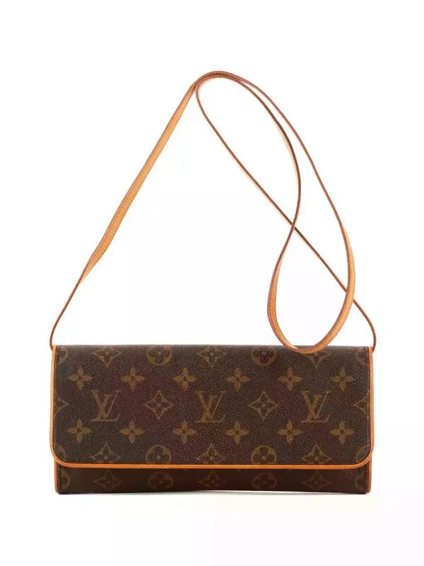 LOUIS VUITTON Gm Twin Monogram Wallet On Strap - Brown