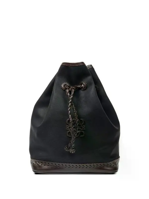 Loewe Bucket Braided Drawstring Bag