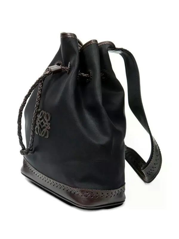 Loewe Bucket Braided Drawstring Bag
