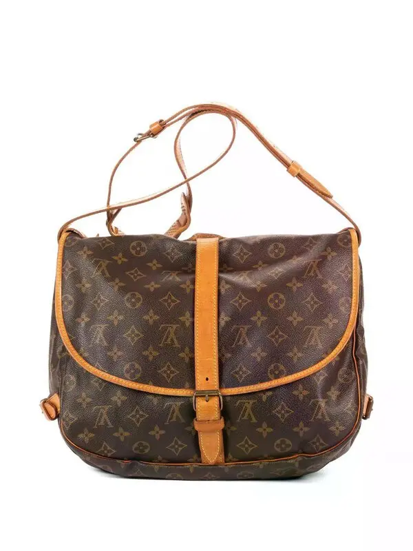 LOUIS VUITTON 30 Saumur Monogram Shoulder Bag